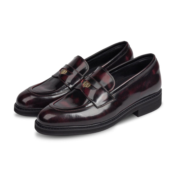 Quinn Penny Maroon – Nappa Milano