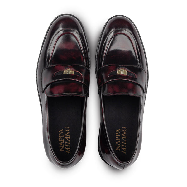 Quinn Penny Maroon – Nappa Milano