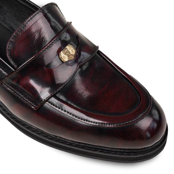 Quinn Penny Maroon – Nappa Milano