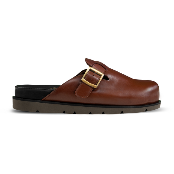 Juno Slippers Brown – Nappa Milano