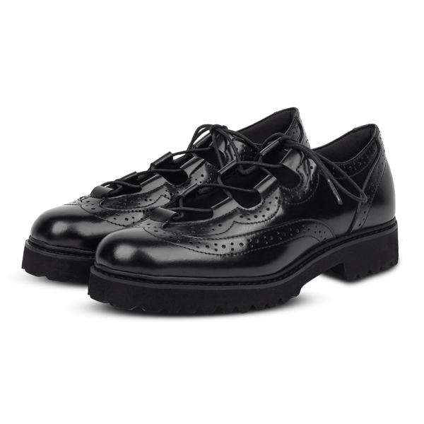 Pam Lace Up Black (Women) – Nappa Milano