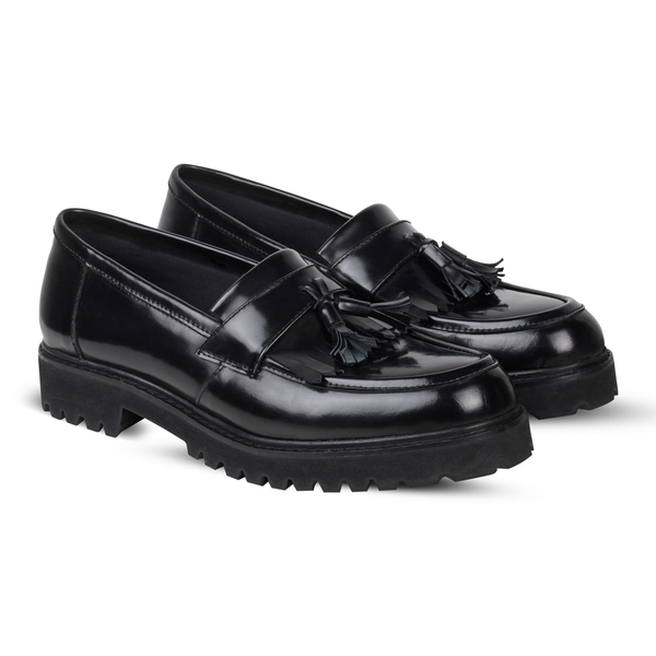 Pam Tassel Black (Women) – Nappa Milano